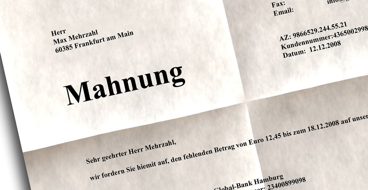 2. Mahnung - rechtliche Infos, Tipps & Gratis-Vorlage